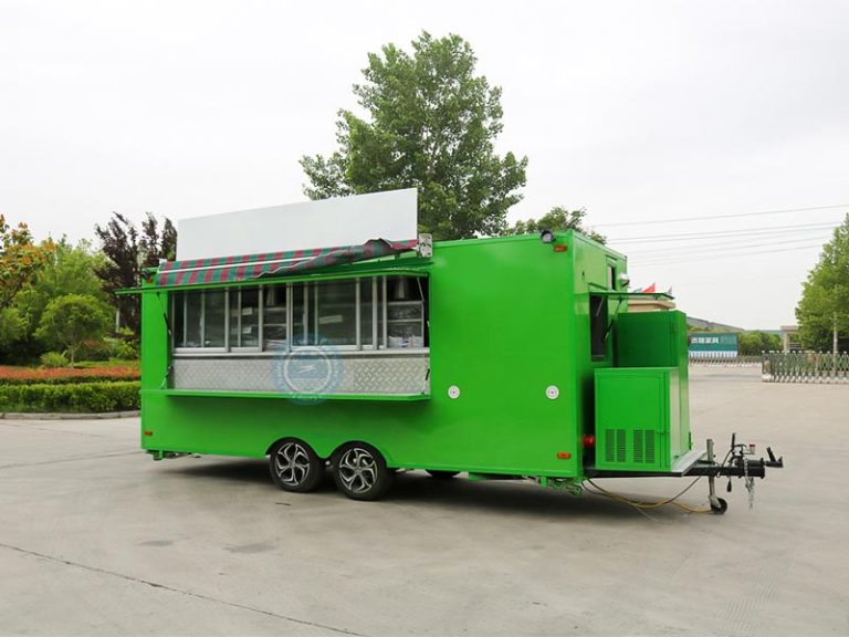 16ft Food Trailer With Awning To America - Food Trailer Cases