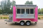 Pink Food Trailer For Sale - Factory Price - Camp Food Trailer